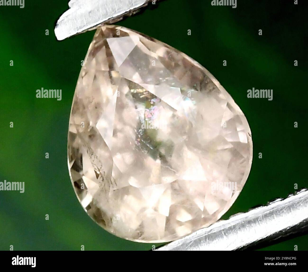 Exquisite Natural Pear-Shaped Gemstone Captured in the Light Stock ...