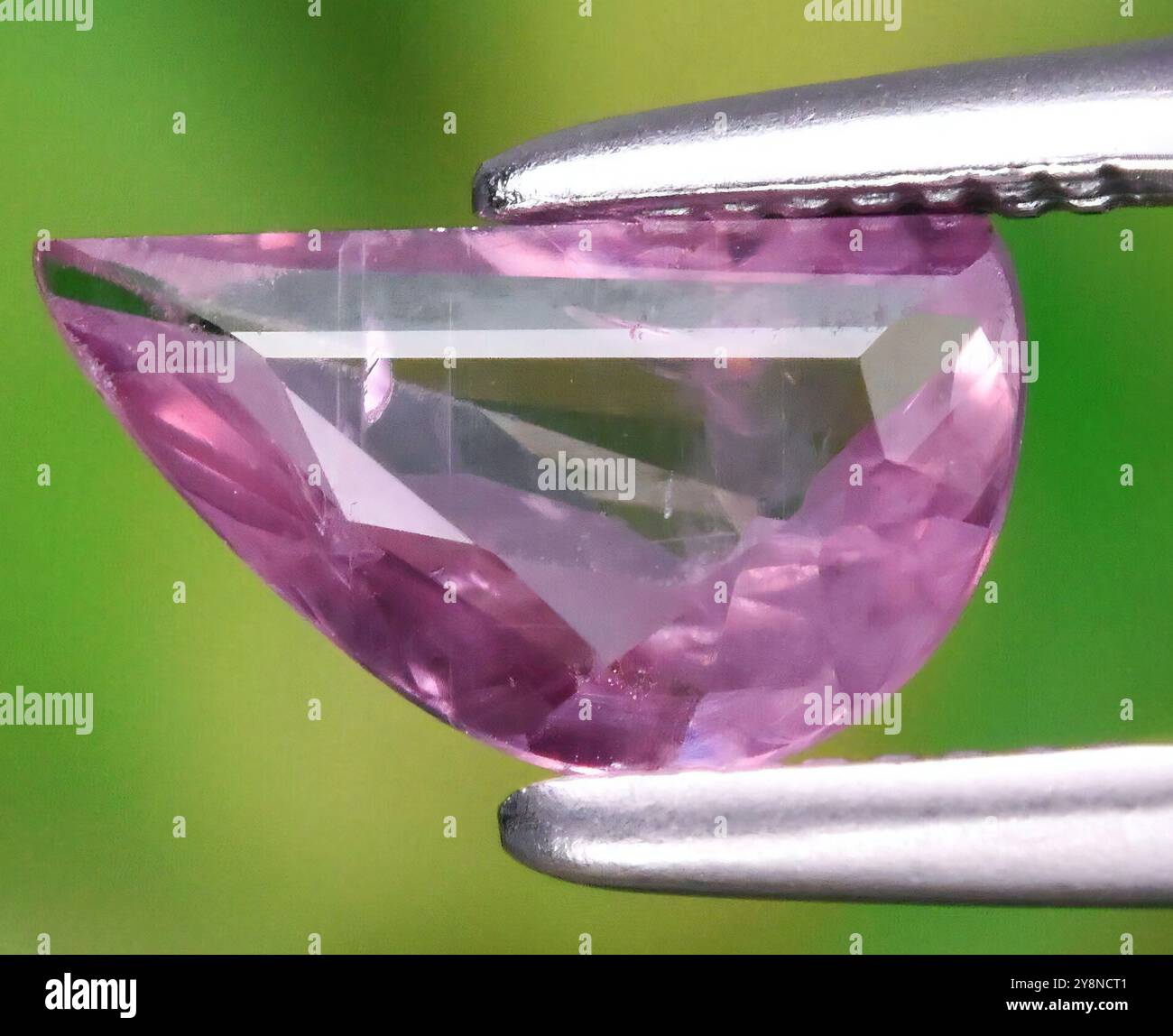 Stunning Natural Pink Tourmaline Gemstone Captured in Fine Detail Stock ...
