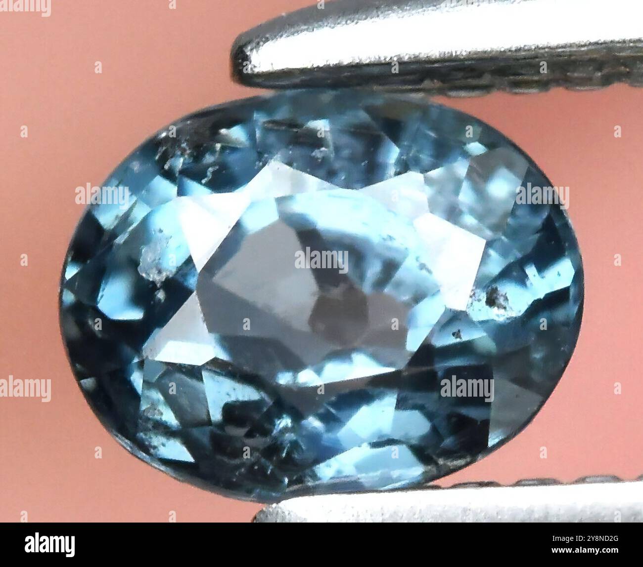 Stunning Blue Natural Gemstone Oval Cut with Intriguing Visual ...