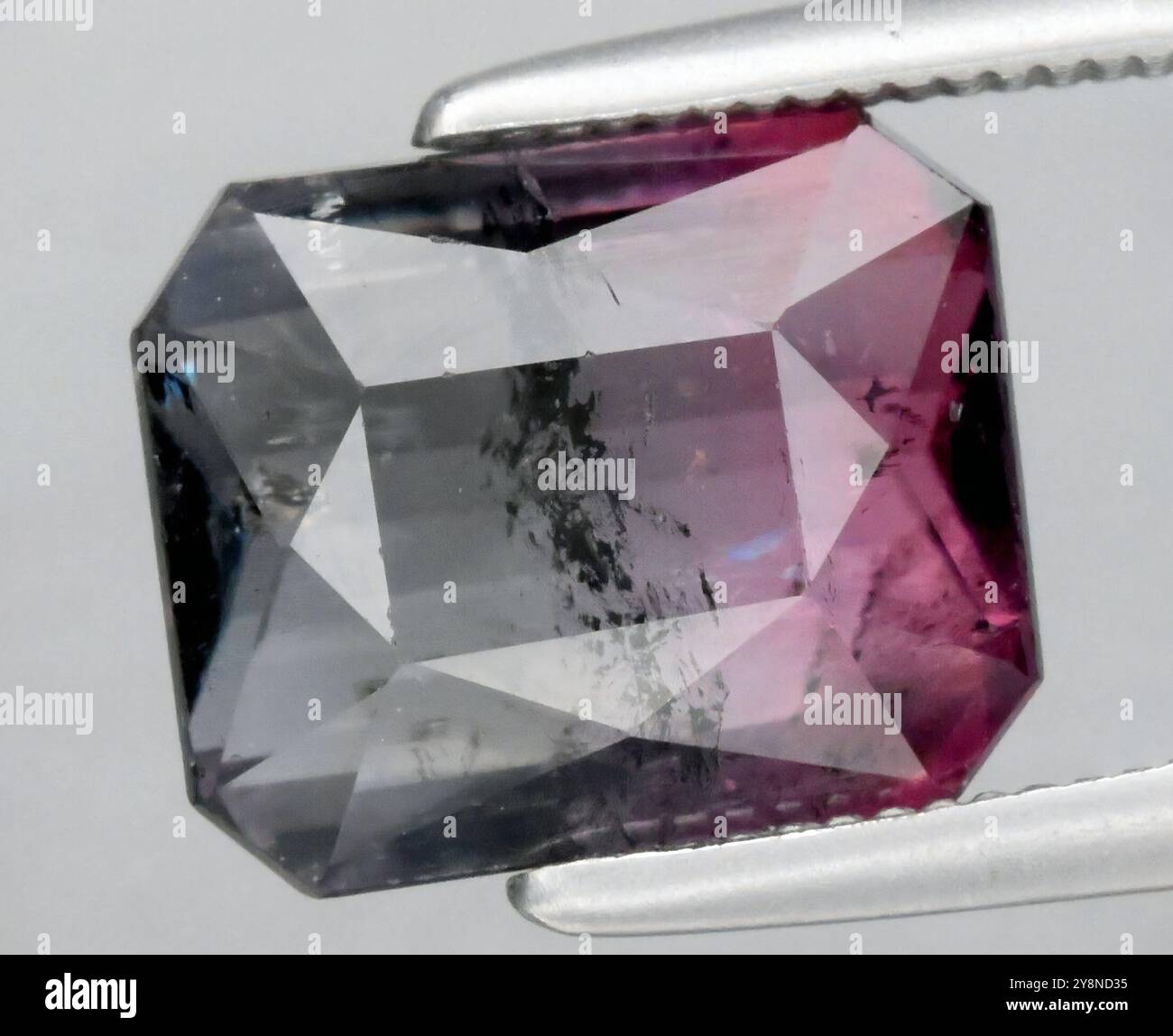 Exquisite Natural Bi-Color Gemstone with Rich Color Variations and ...