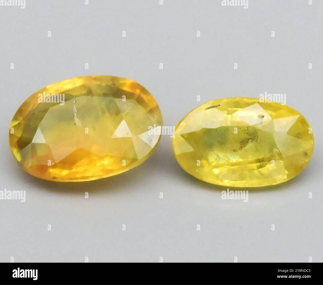 Stunning Collection of Natural Yellow Gemstones Showcasing Unique Cuts ...