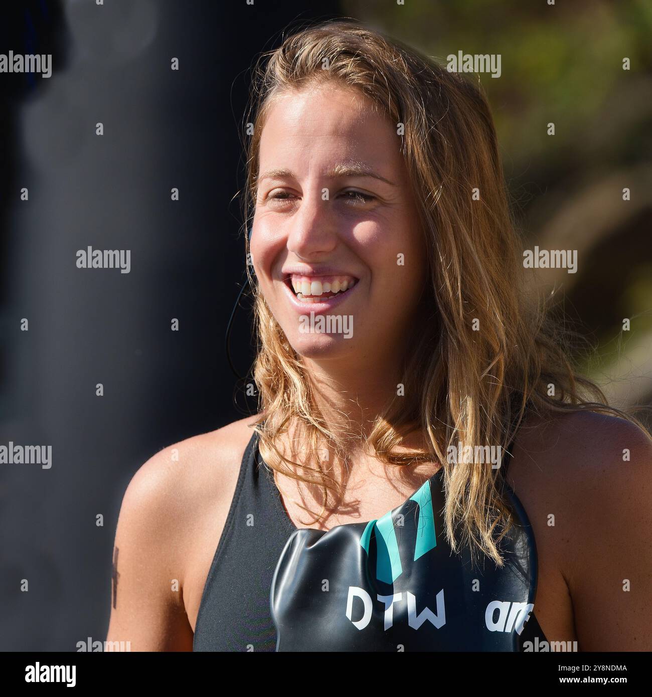 Italian open water swimmer Ginevra Taddeucci, bronze medalist at the ...