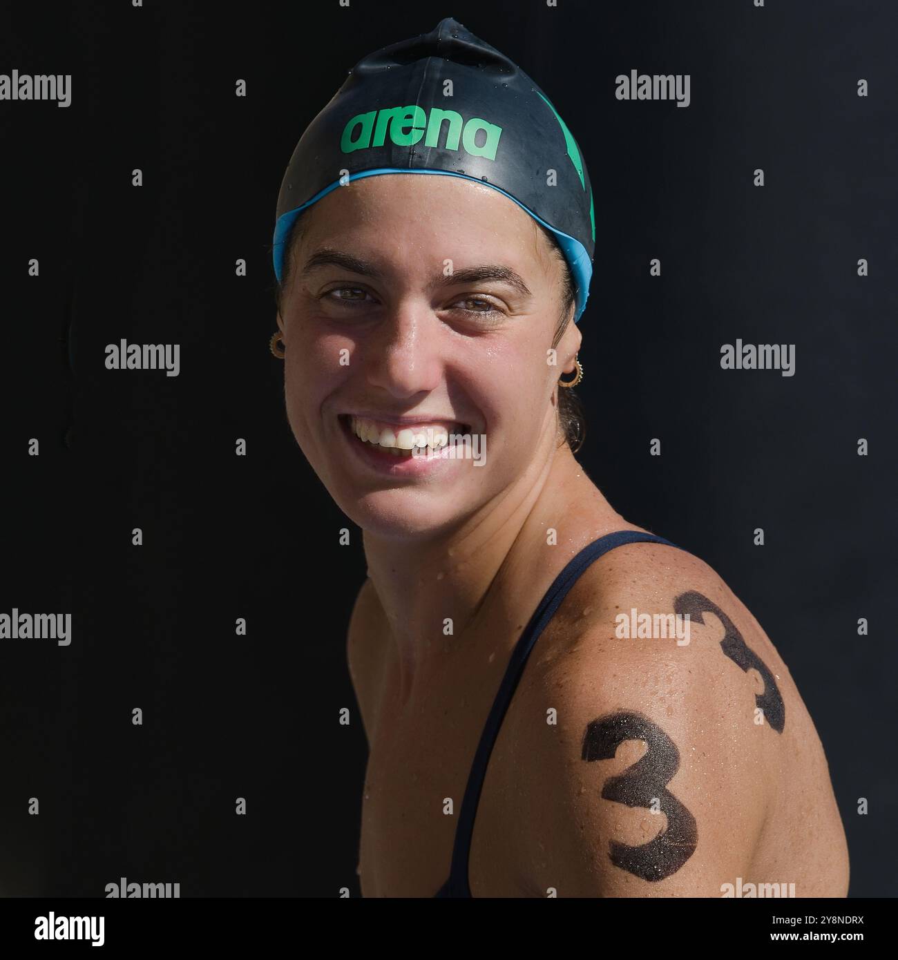 Italian open water swimmer Giulia Gabbrielleschi, sixth at the 2024 ...