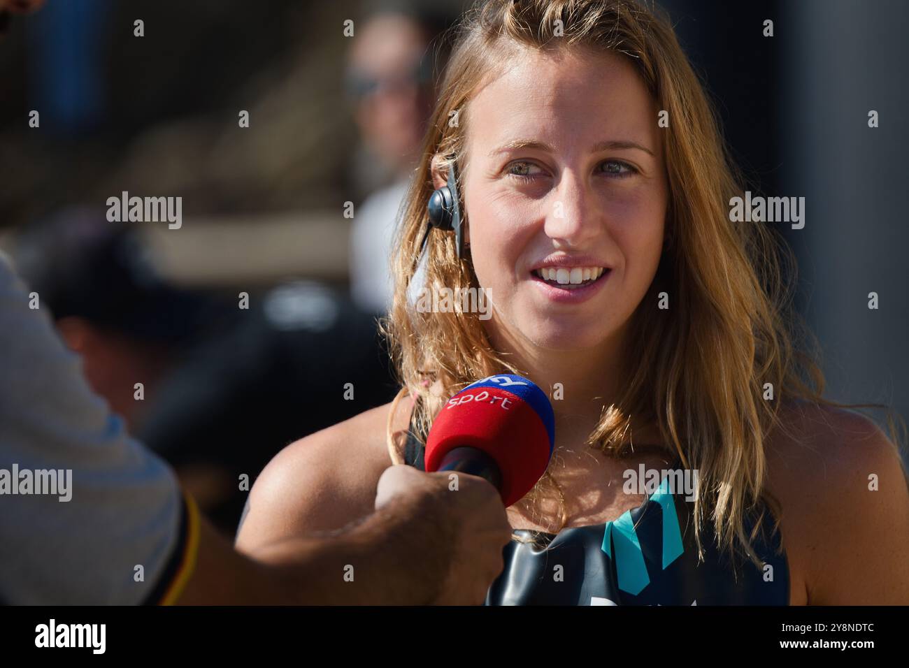 Italian open water swimmer Ginevra Taddeucci, bronze medalist at the ...