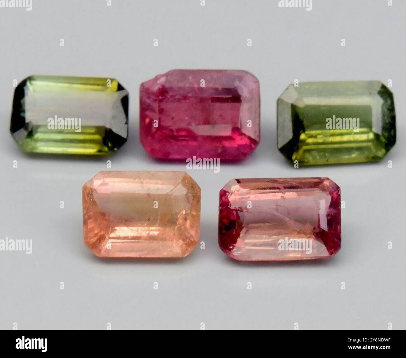 A Vibrant Collection of Natural Gemstones Displaying Diverse Colors and ...