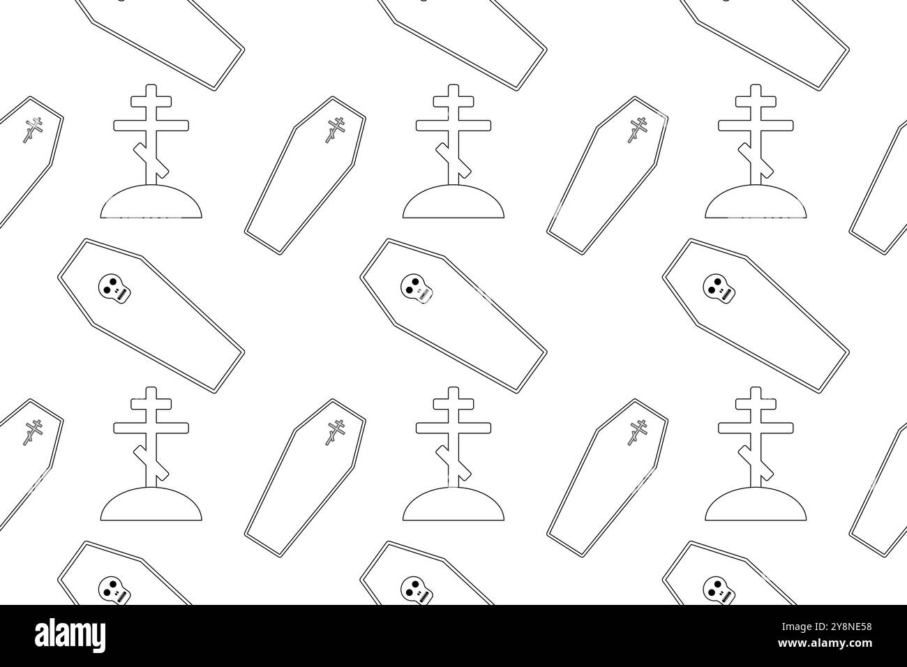 Gothic coloring page art hi-res stock photography and images - Alamy