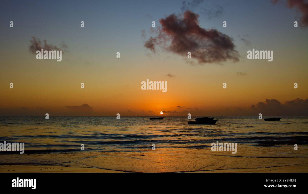 Sunrise reflection wave over ocean hi-res stock photography and images ...