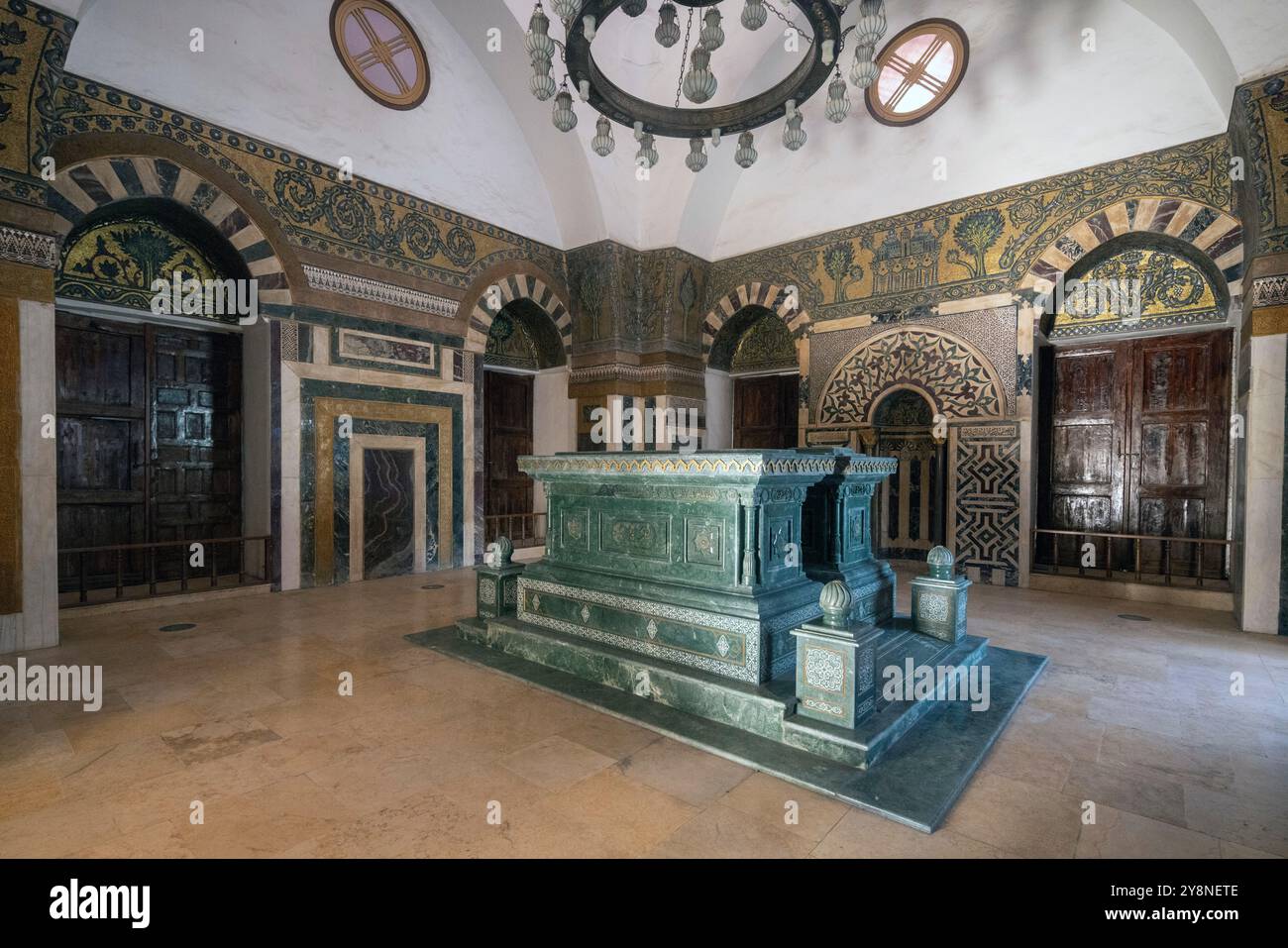 tomb of the Mamluk Sultan al-Zahuir Baybars, Zahiriyya madrasa ...