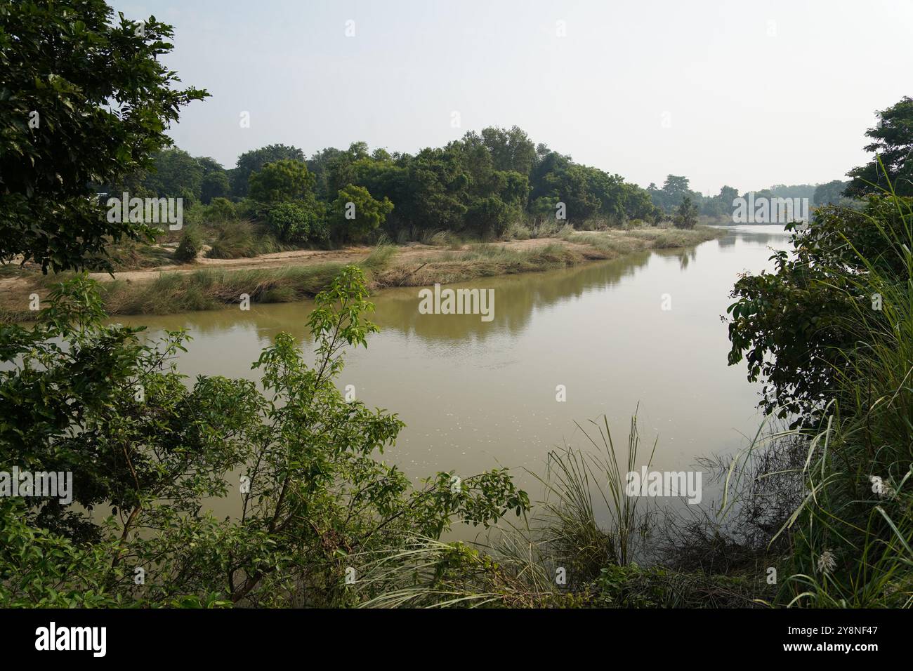 River Kopai at Goalpara. Santiniketan Sriniketan, Birbhum, West Bengal ...
