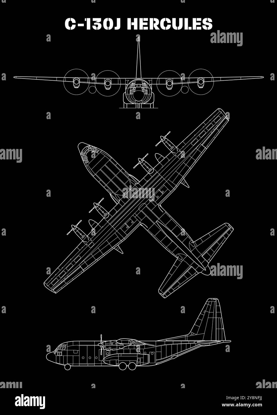 C 130j Stock Vector Images - Alamy