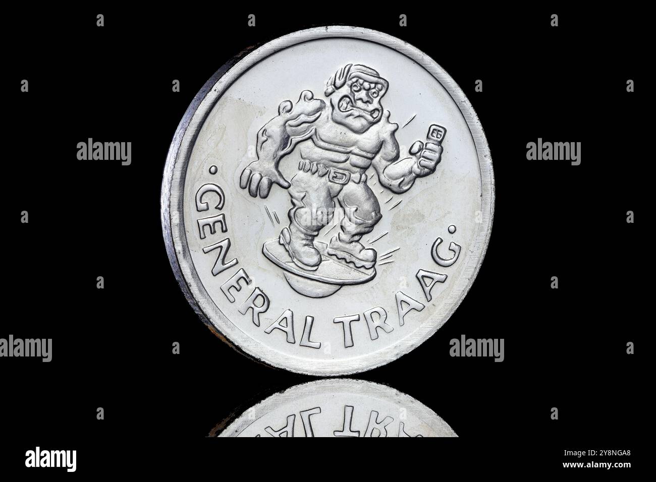 Bad guy General Traag medal taken from the Teenage Mutant Hero Turtles ...