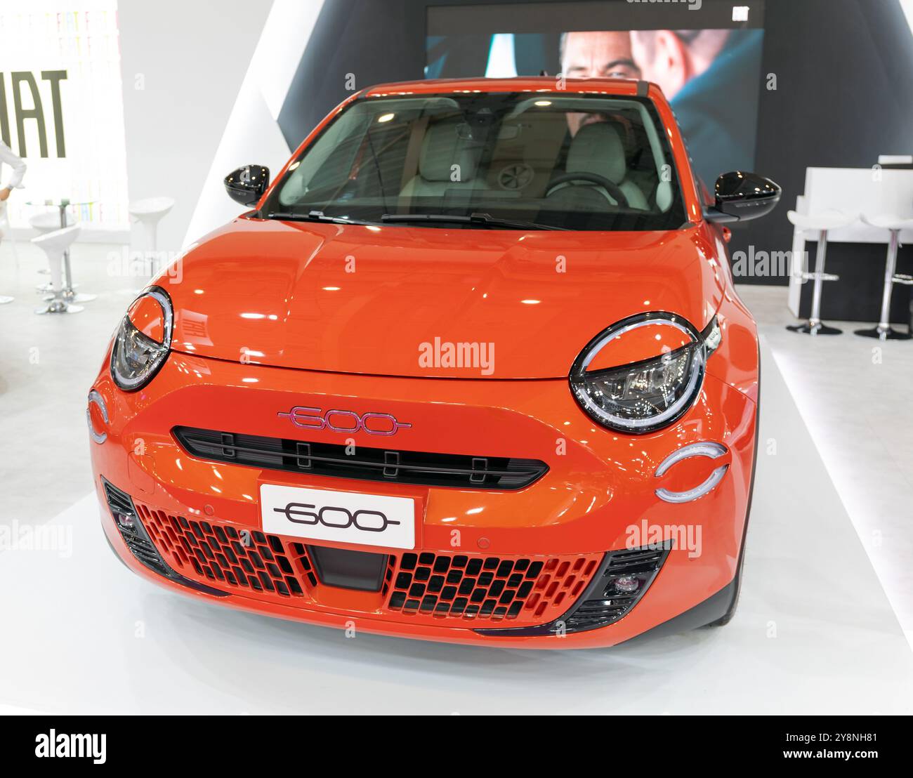 ATHENS, GREECE - OCTOBER 5, 2024: Fiat 600 at Auto Athina 2024 Motor ...