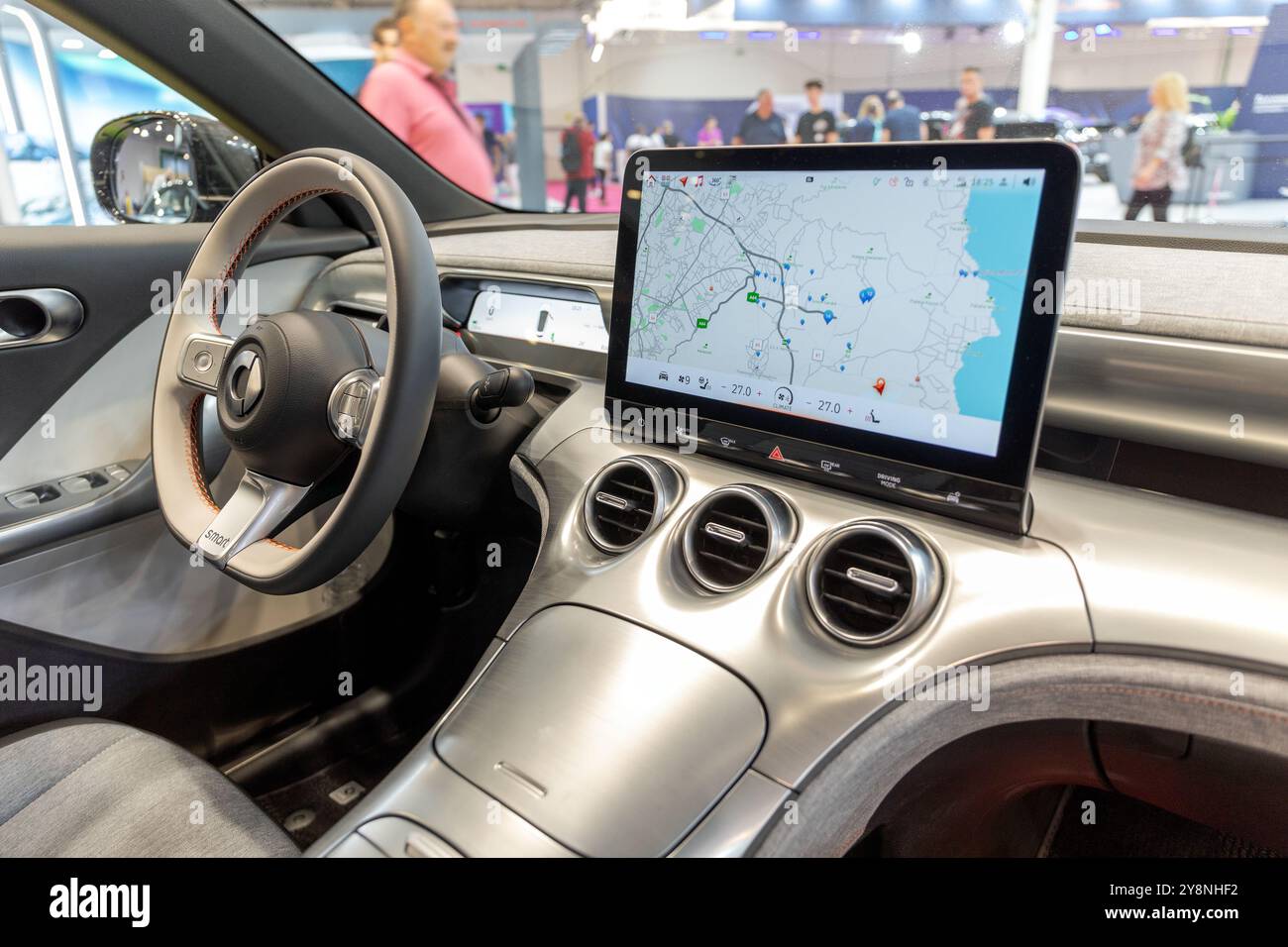 ATHENS, GREECE - OCTOBER 5, 2024: Smart #3 interior at Auto Athina 2024 ...