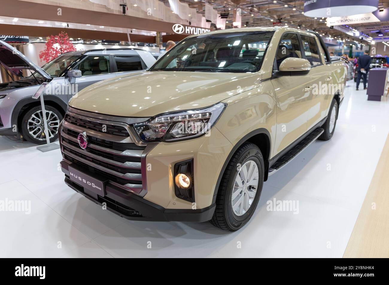 ATHENS, GREECE - OCTOBER 5, 2024: KGM Musso Grand at Auto Athina 2024 ...