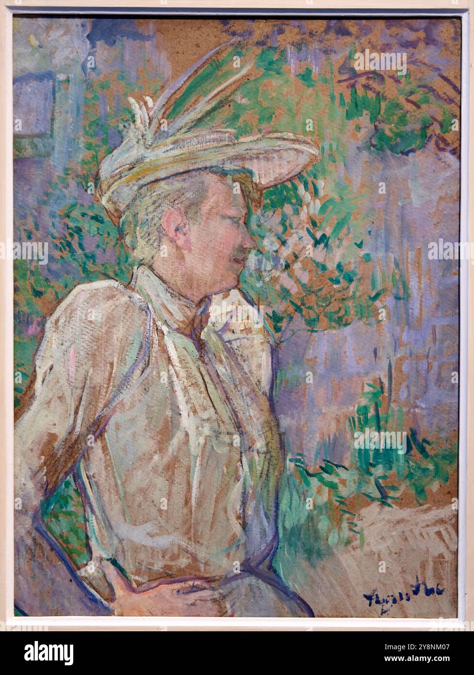 "The dancer Gabrielle", 1890, Henri de Toulouse-Lautrec Stock Photo - Alamy