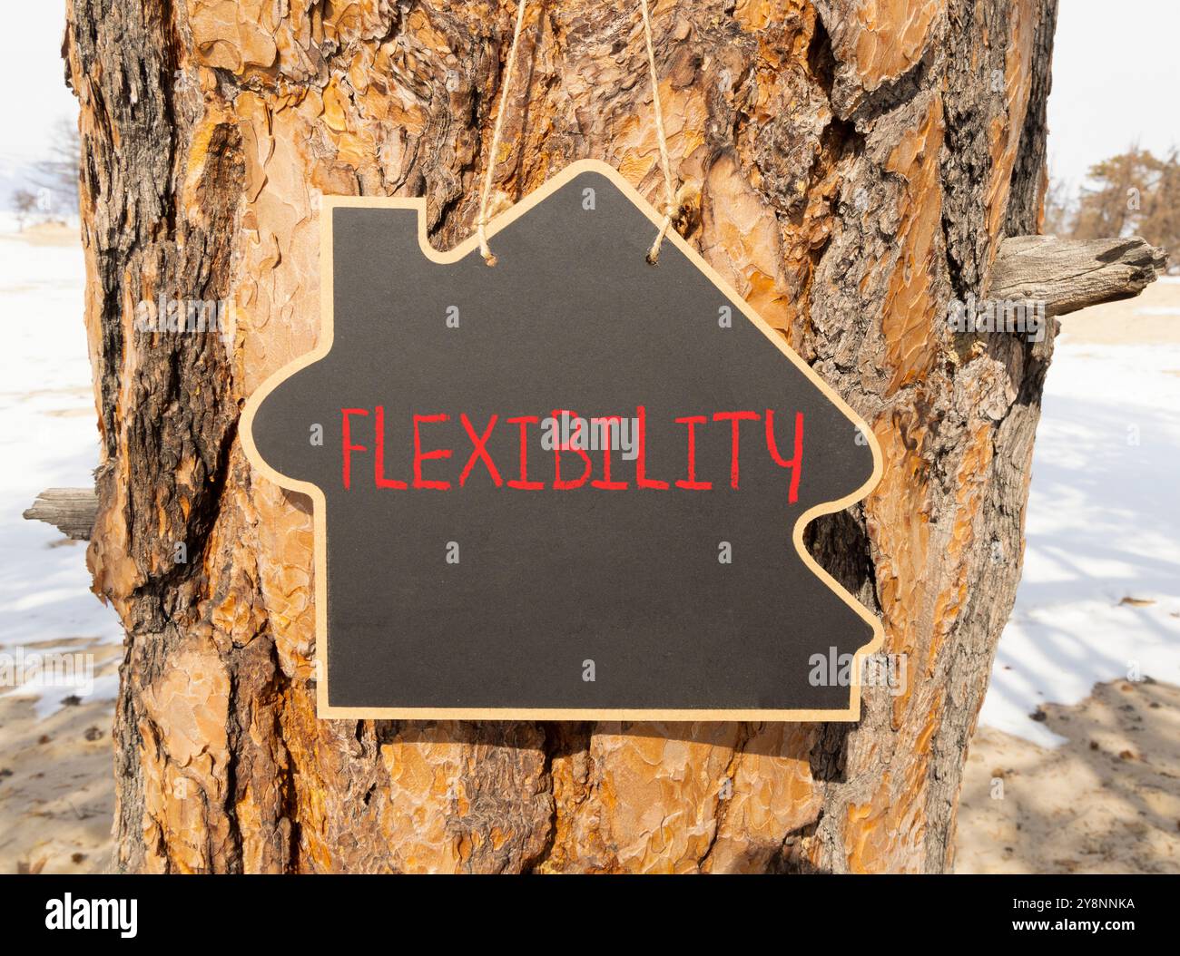 Flexibility symbol. Concept word Flexibility on beautiful chalk ...