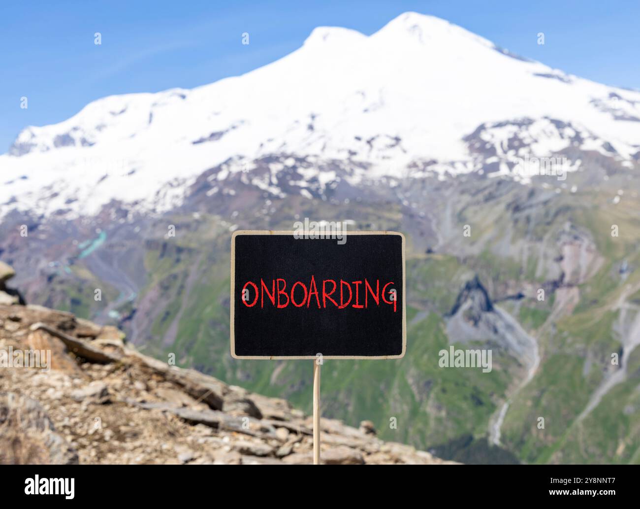 Onboarding success symbol. Concept word Onboarding on beautiful chalk ...