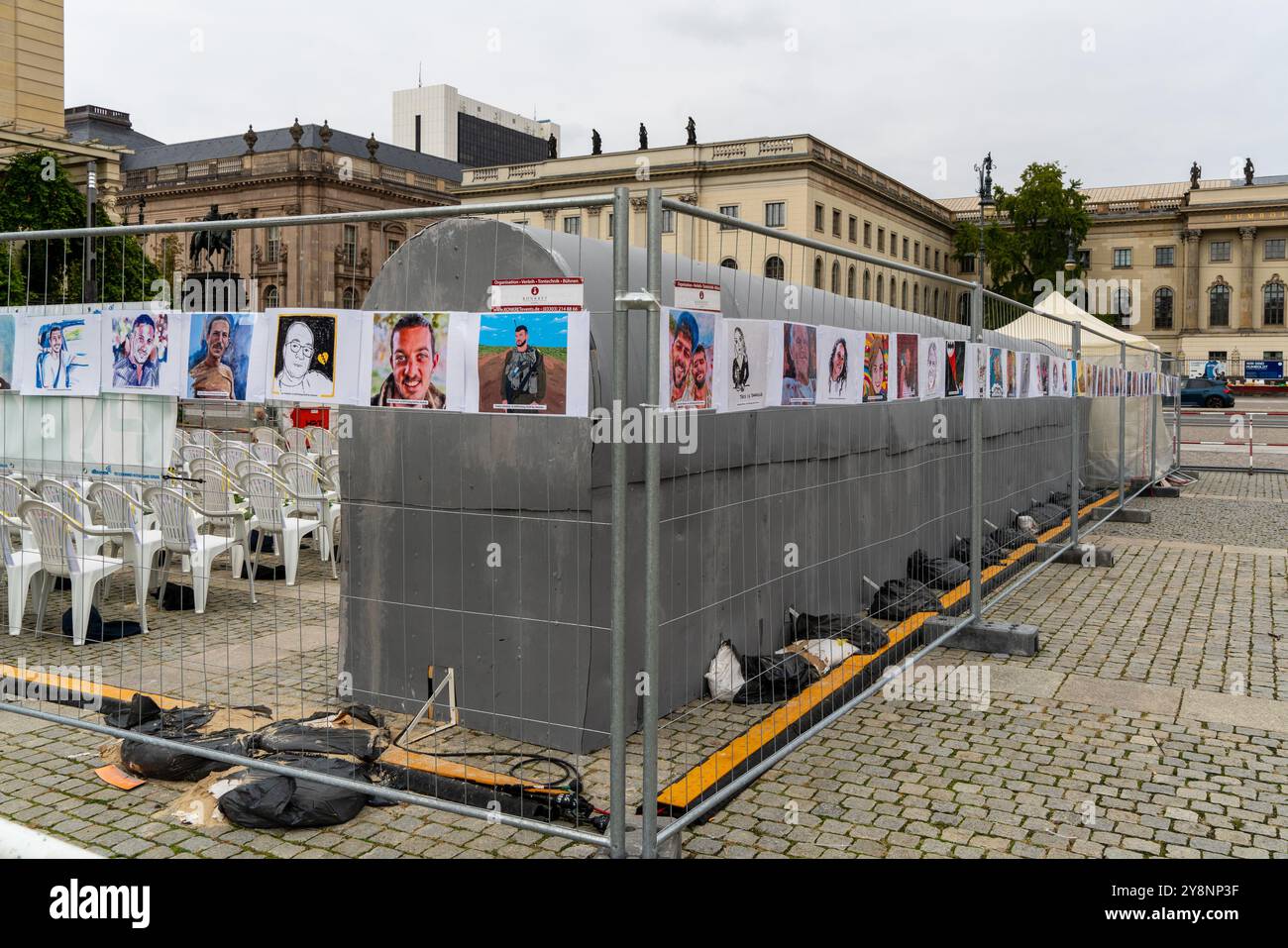 Berlin October 6, 2024: The terrorist attack by Hamas on Israel and the ...