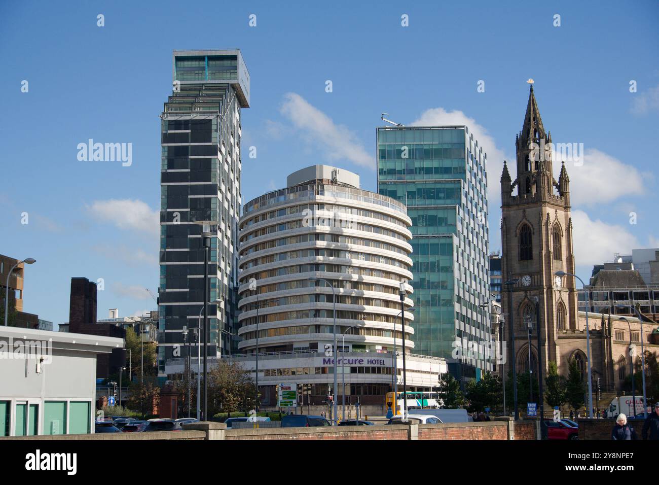 Modern high rise city building Stock Photo - Alamy