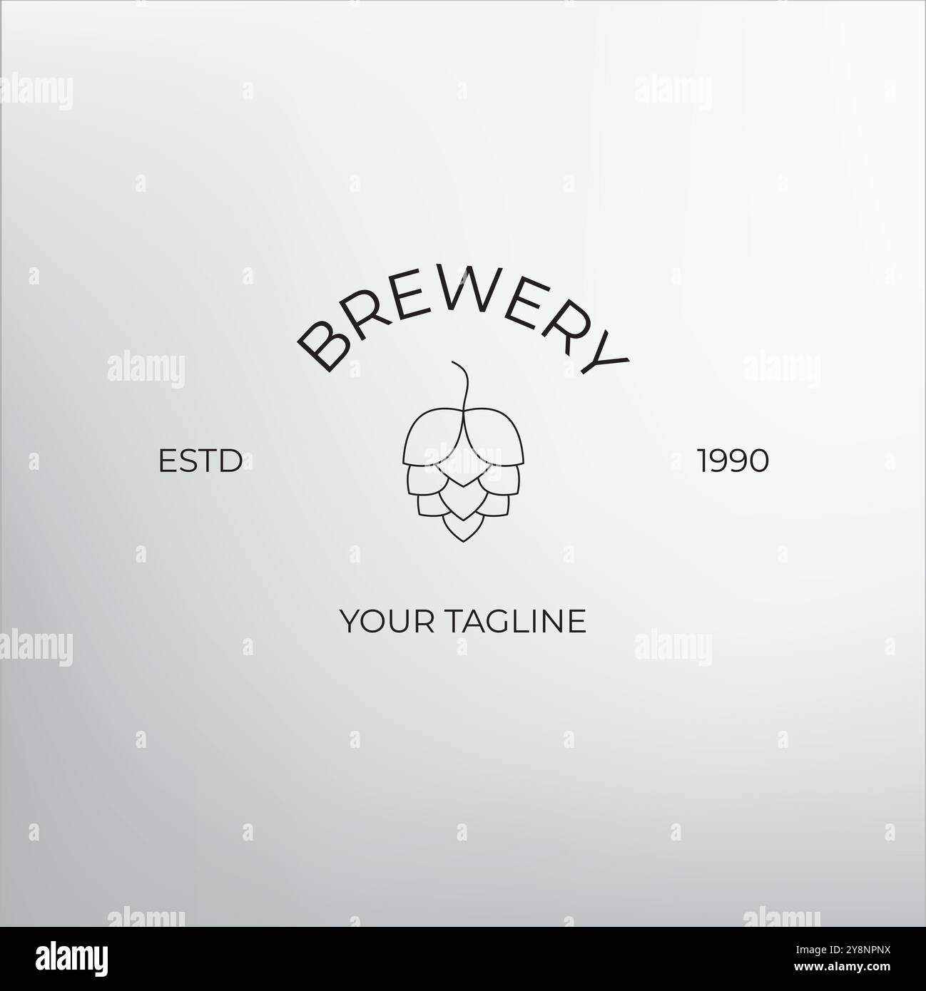 brewery logo icon design vector template Stock Vector Image & Art - Alamy