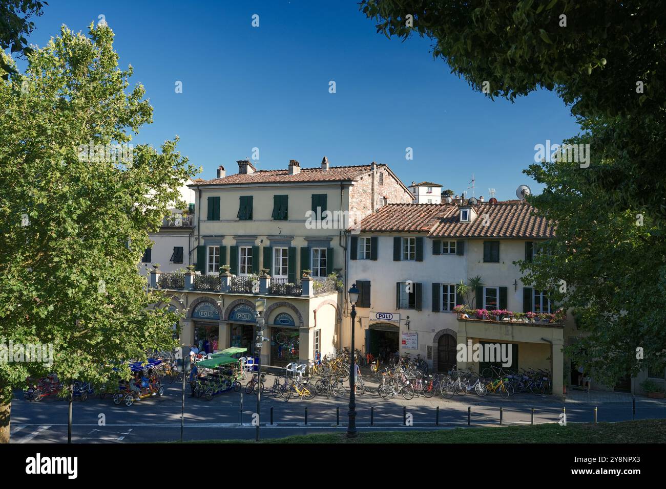 Lucca, Italy. One of the best preserved medieval walled cities in Italy ...