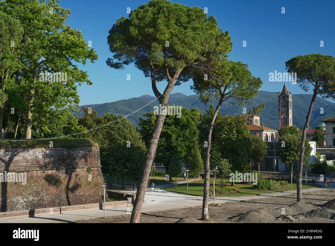 Lucca, Italy. One of the best preserved medieval walled cities in Italy ...