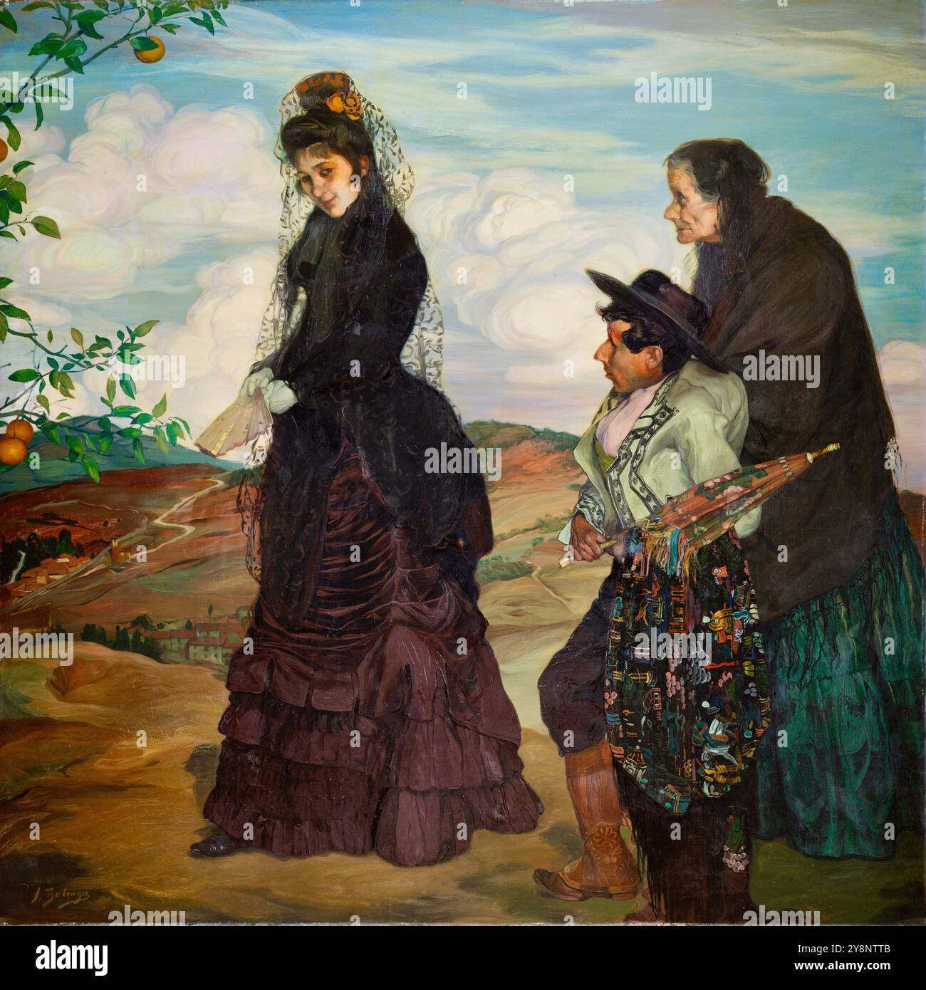 Modern Spanish Gypsy Painting