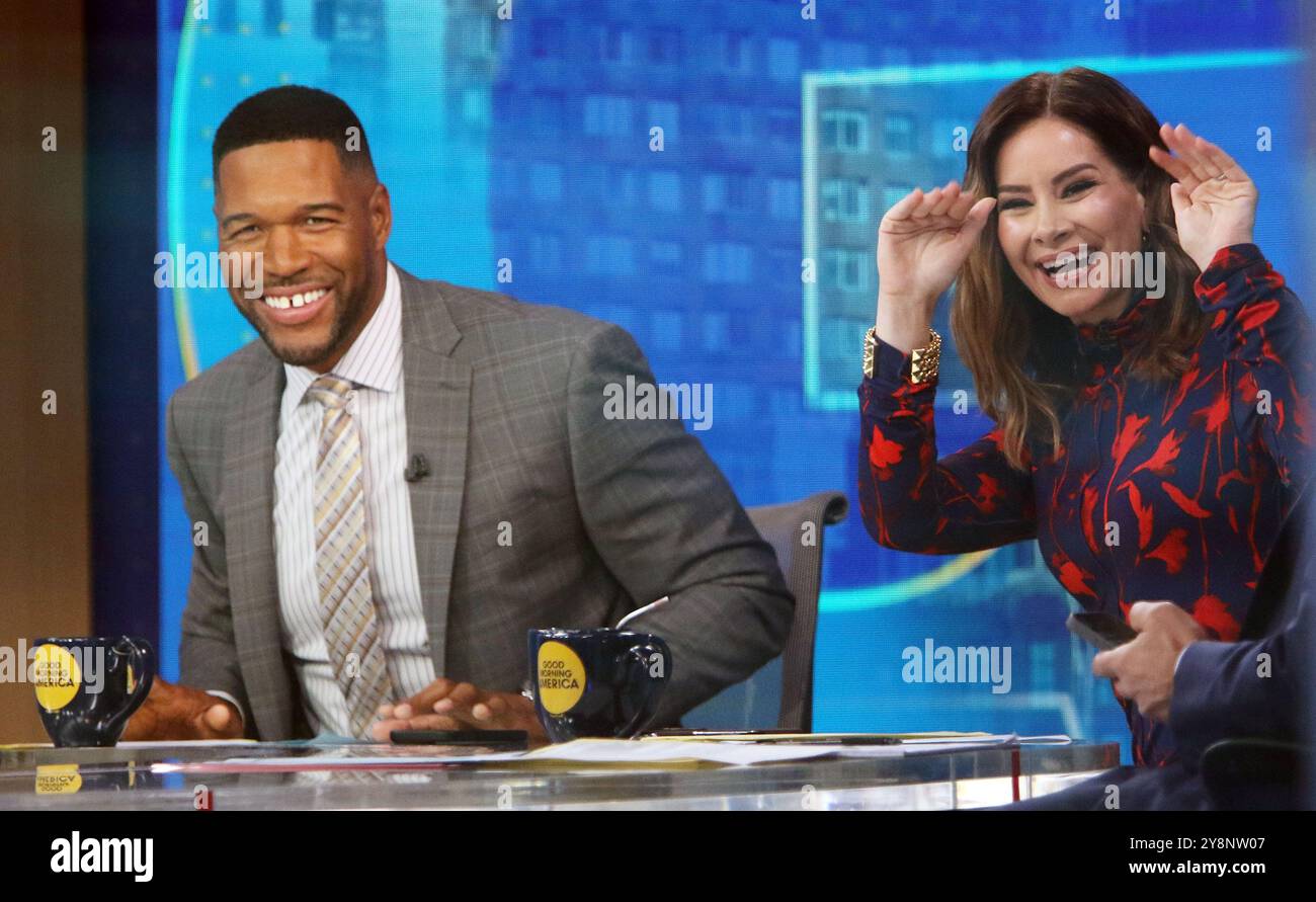 October 04, 2024 Michael Strahan, Rebecca Jarvis on Good Morning ...