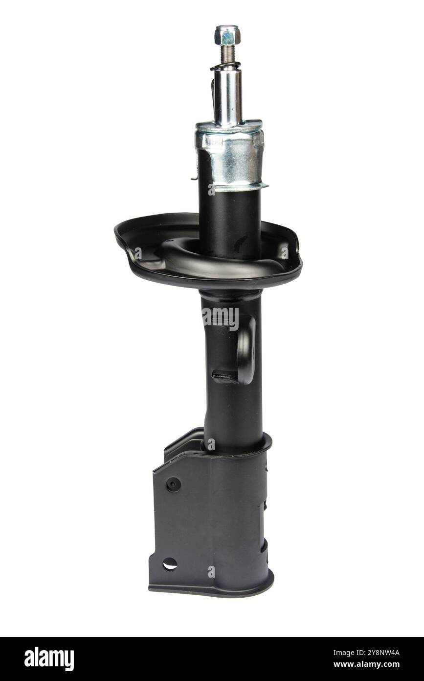 car shock absorber isolated on white background Stock Photo - Alamy