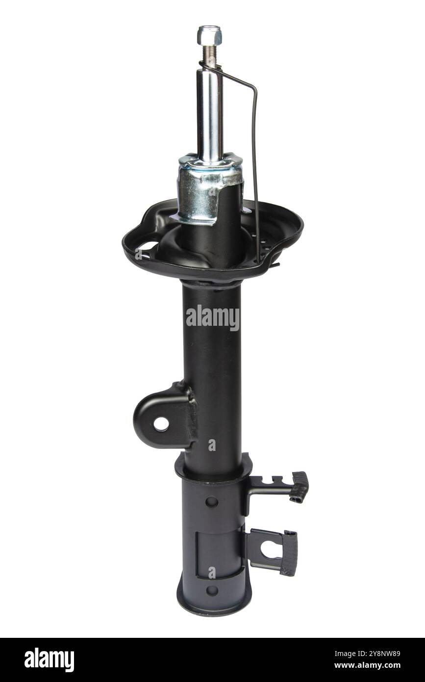 car shock absorber isolated on white background Stock Photo - Alamy