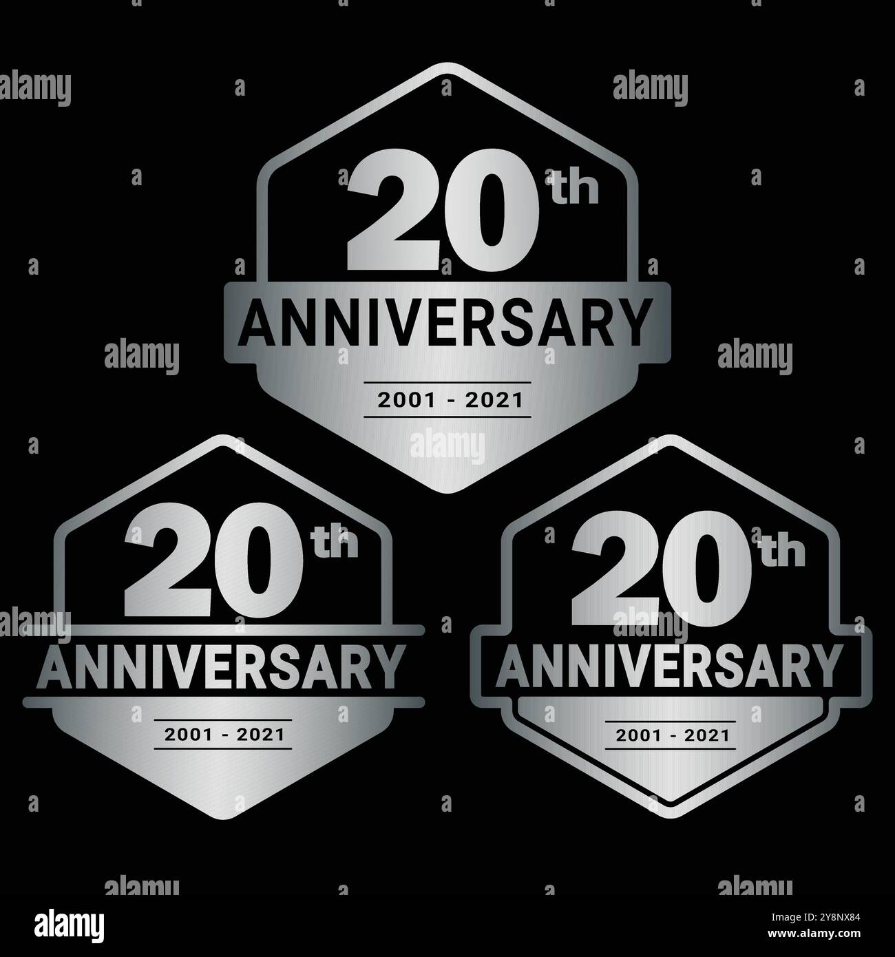 20 years anniversary celebration logotype. 20th anniversary logo ...
