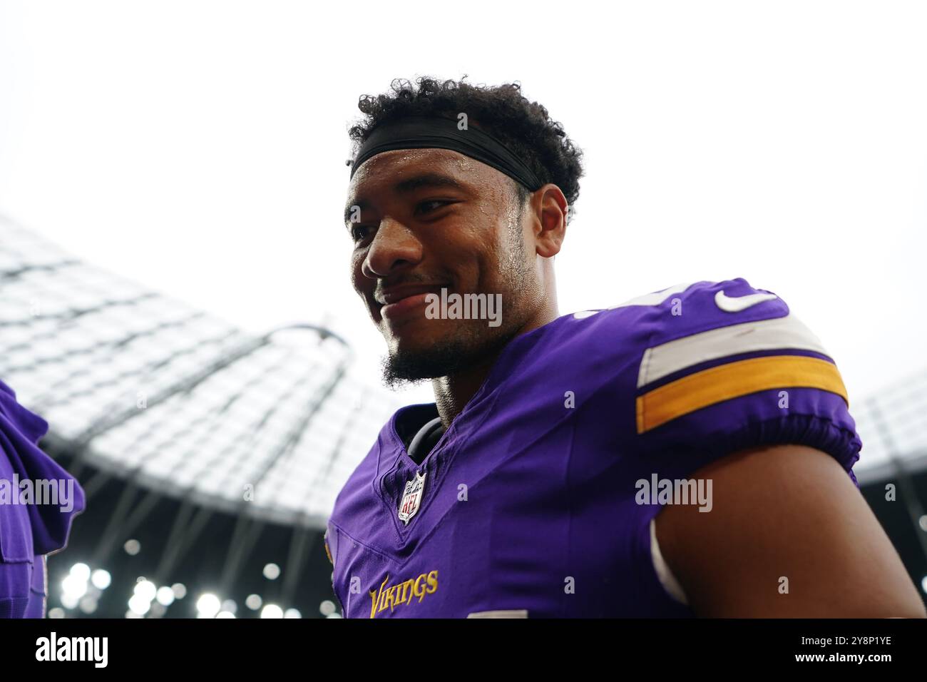 Minnesota Vikings' Camryn Bynum before the NFL International match at ...