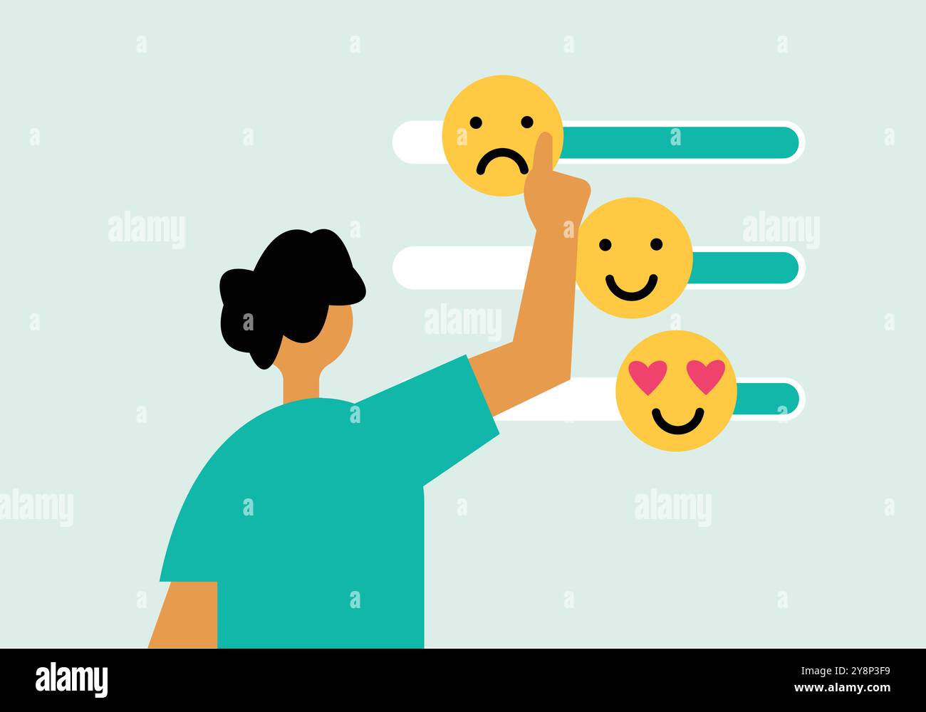 Emotion emotional Stock Vector Images - Alamy