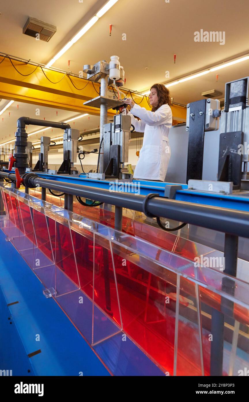 ARTESA water model Scale model to measure fluid through software CFD ...