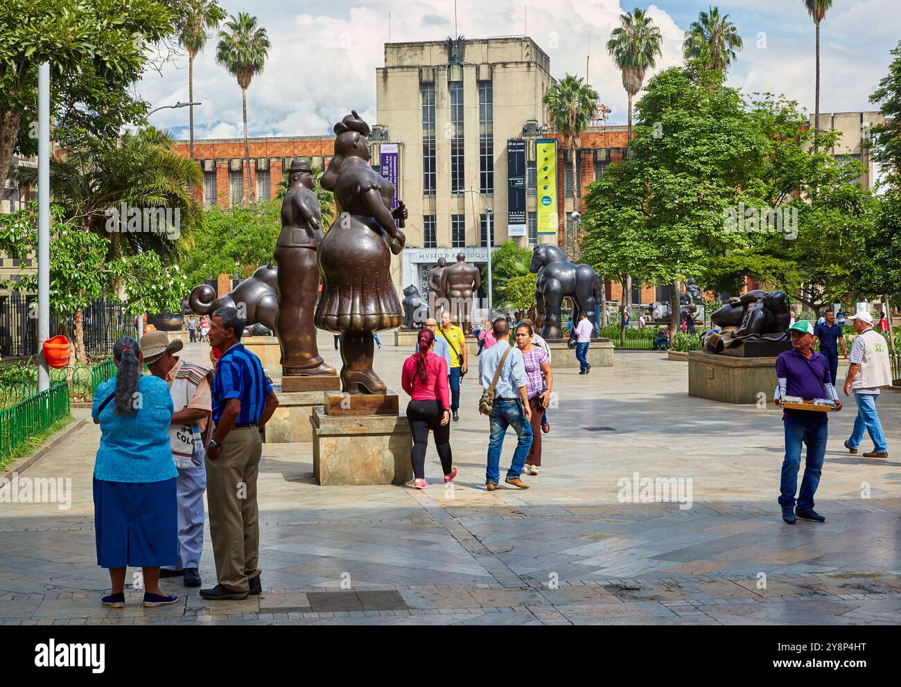 Sculptures by Fernando Botero, Museo de Antioquia, Plaza Fernando ...