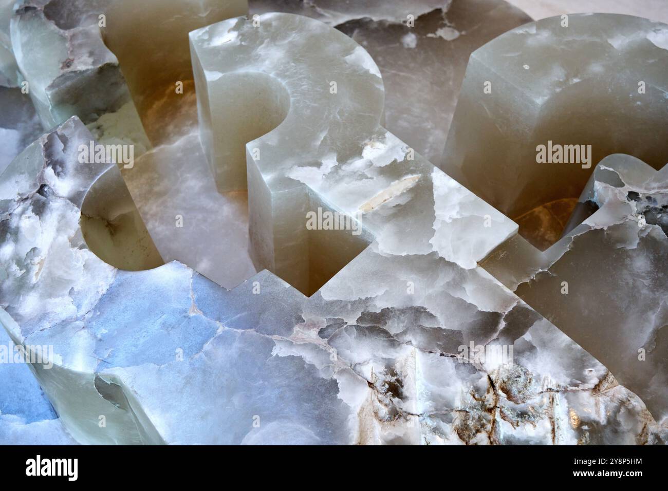 "Homage to the Sea IV, alabaster", 1998, Eduardo Chillida (1924-2002), Chillida Leku Museoa ...