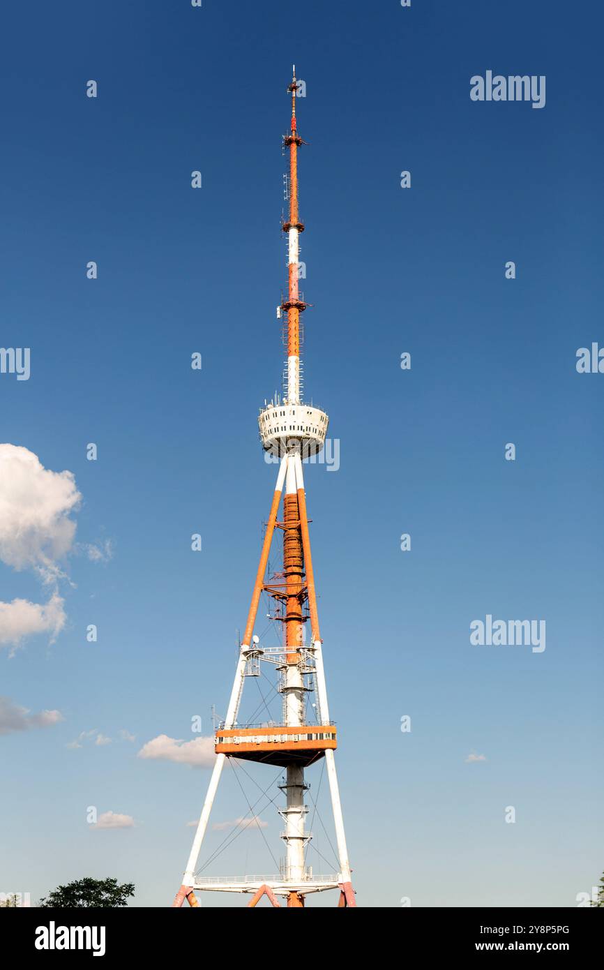 Georgia Tbilisi TV Broadcasting Tower is a free standing tower ...