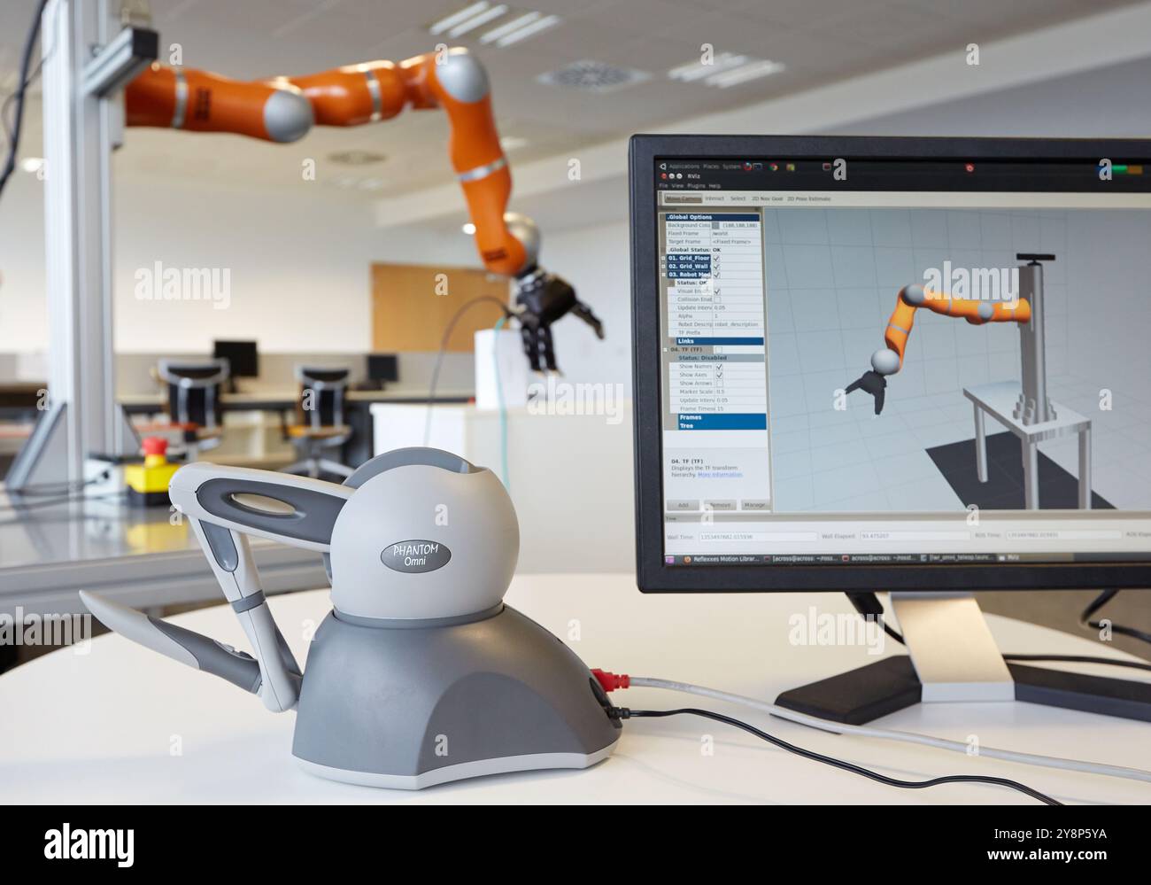 LWR robot, using haptic teleoperation with force feedback Safety in ...