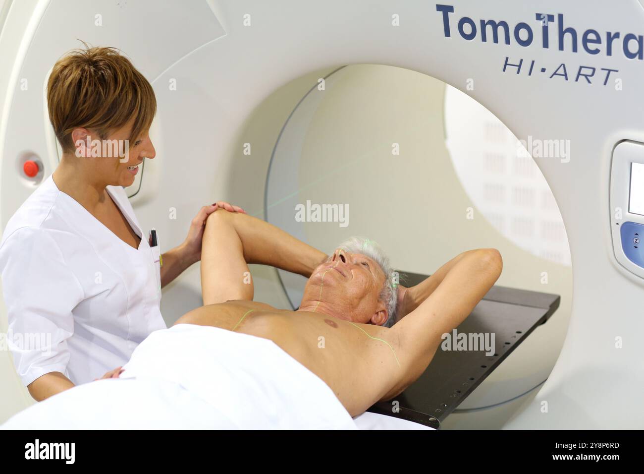 TomoTherapy, Hi-Art, Type of radiation therapy in which the radiation ...