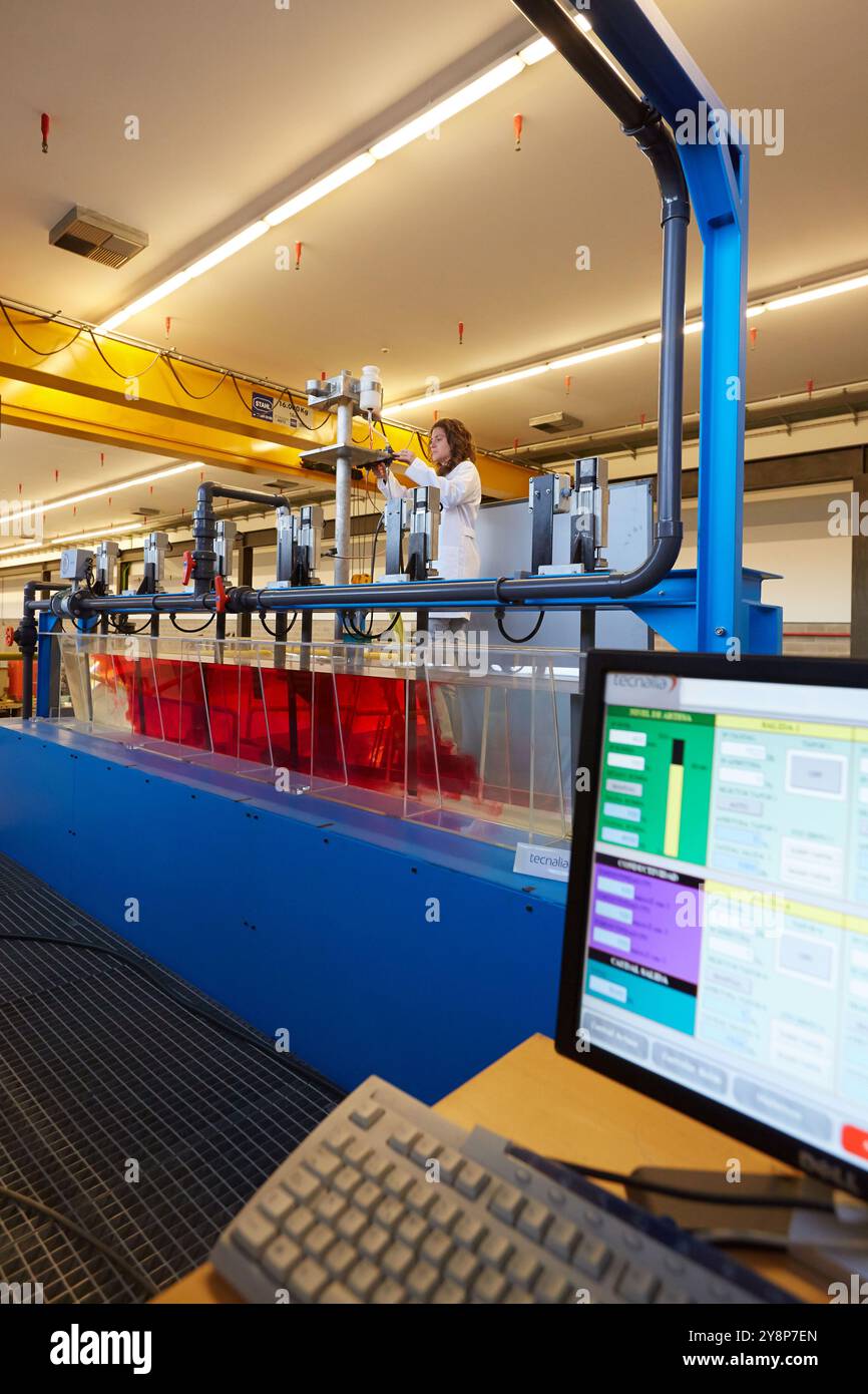 ARTESA water model Scale model to measure fluid through software CFD ...