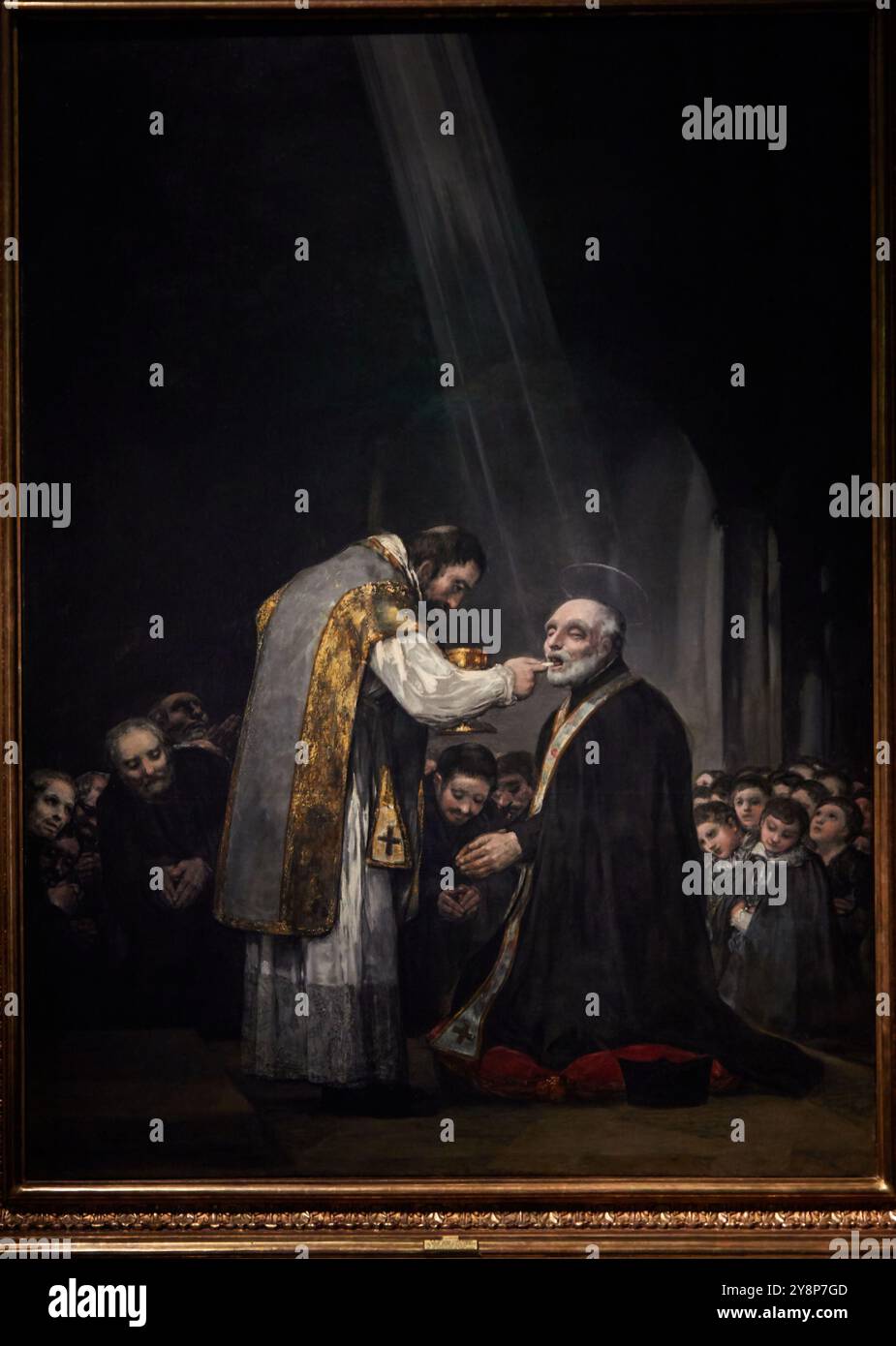 "The last communion of San José de Calasanz", 1819, Francisco de Goya y ...