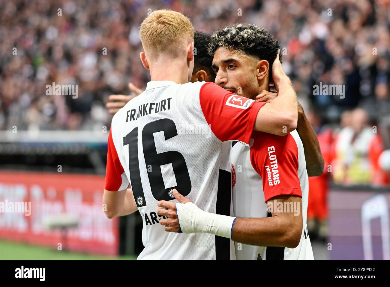 06 October 2024, Hesse, Frankfurt/M.: Soccer: Bundesliga, Eintracht ...