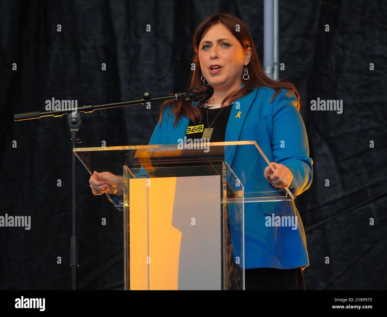 Tzipi Hotovely, Israel's ambassador to the UK, speaking at the ...