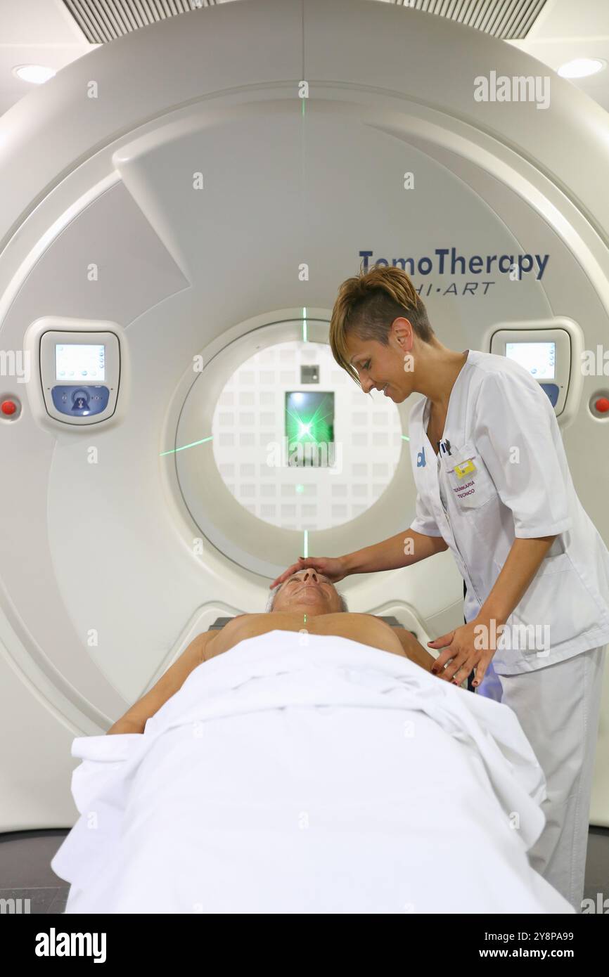 TomoTherapy, Hi-Art, Type of radiation therapy in which the radiation ...