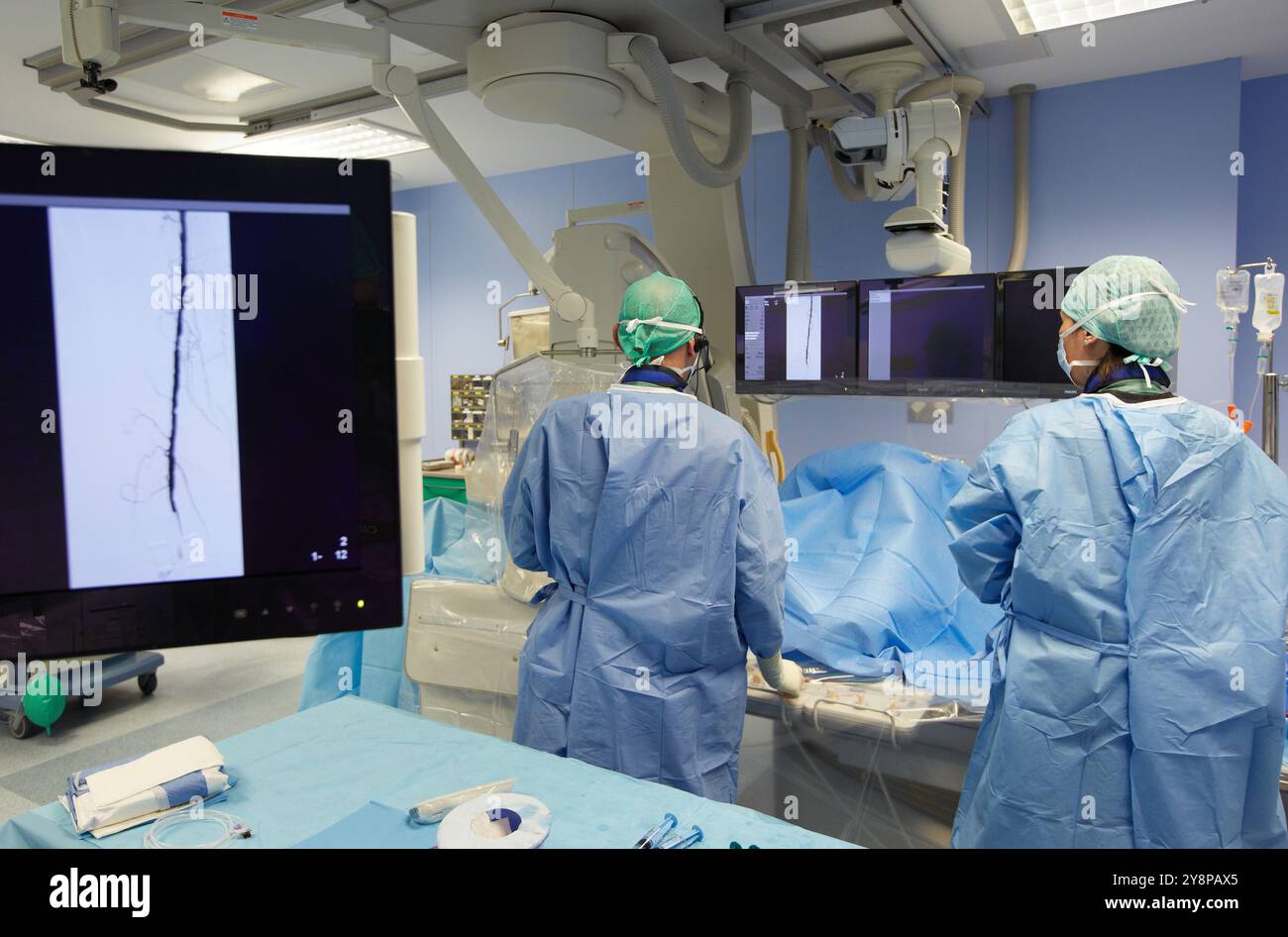 Angioplasty Distal, Vascular Interventional Radiology, Operating Room ...