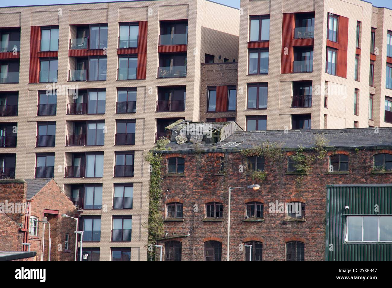 Old and new buildings in Liverpool city center, UK Stock Photo - Alamy