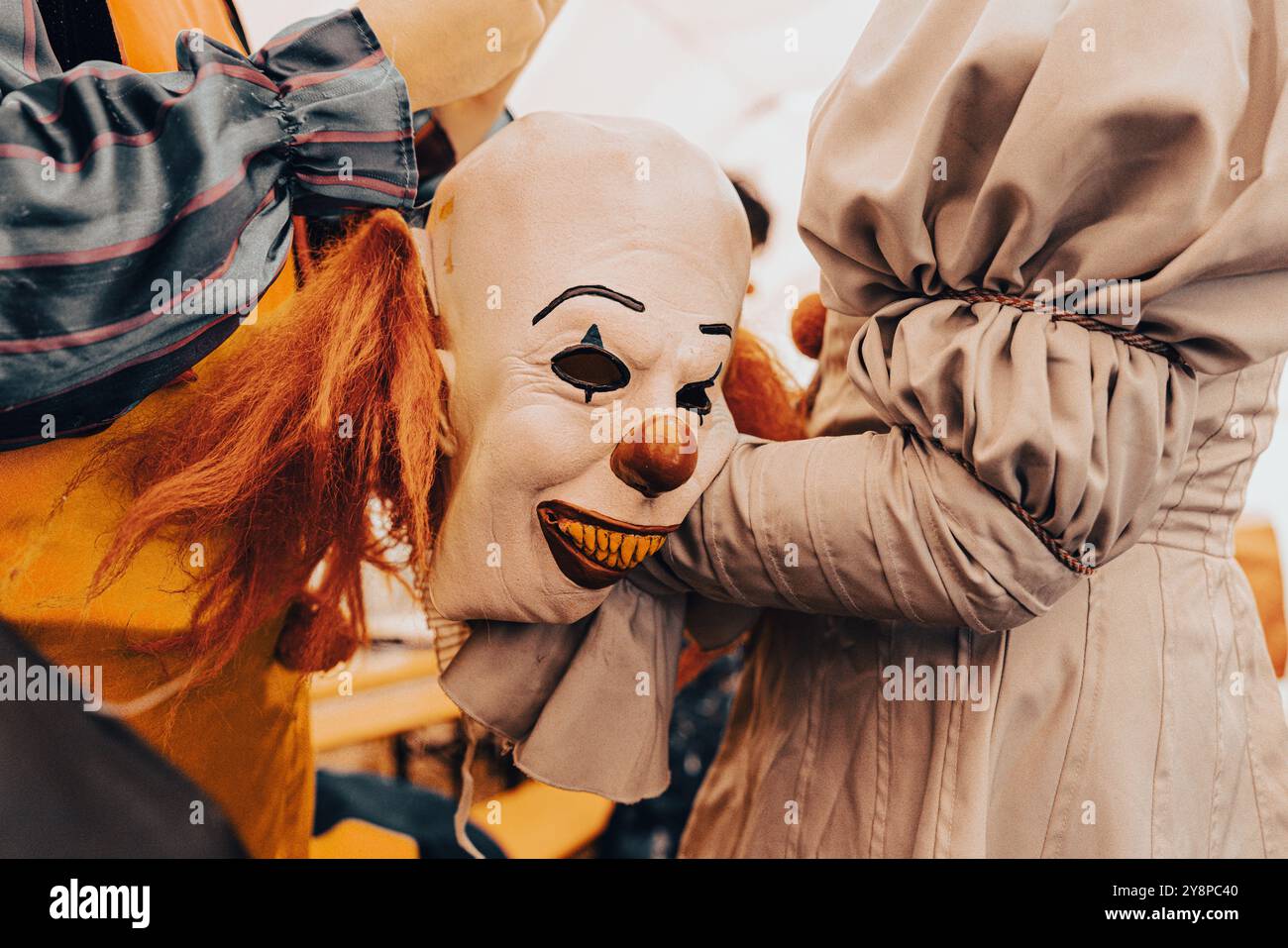 October 2022/23, Frankfurt, Germany, actors in monster and horror ...