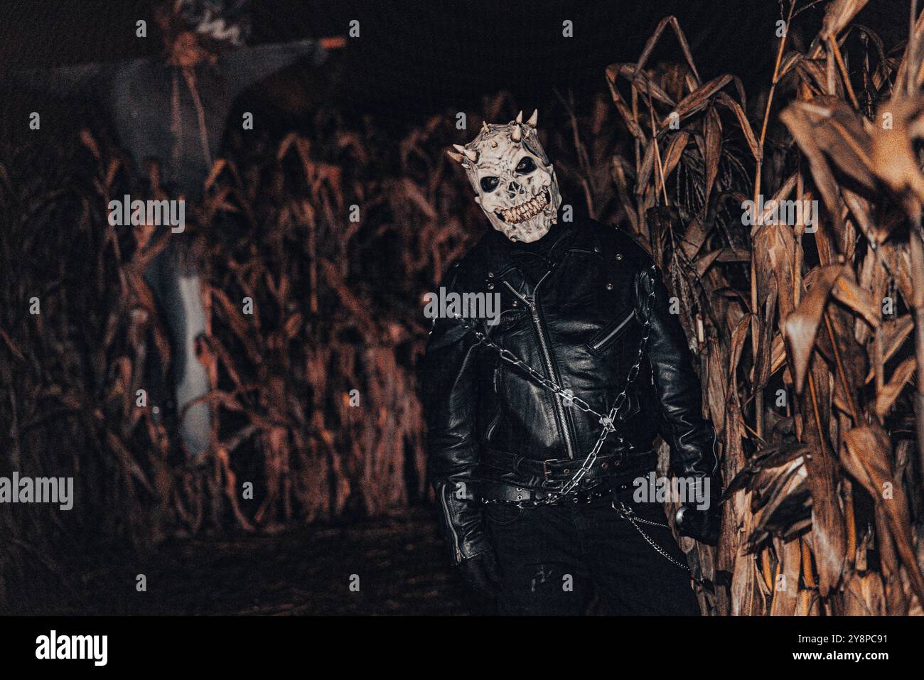 October 2022/23, Frankfurt, Germany, actors in monster and horror ...