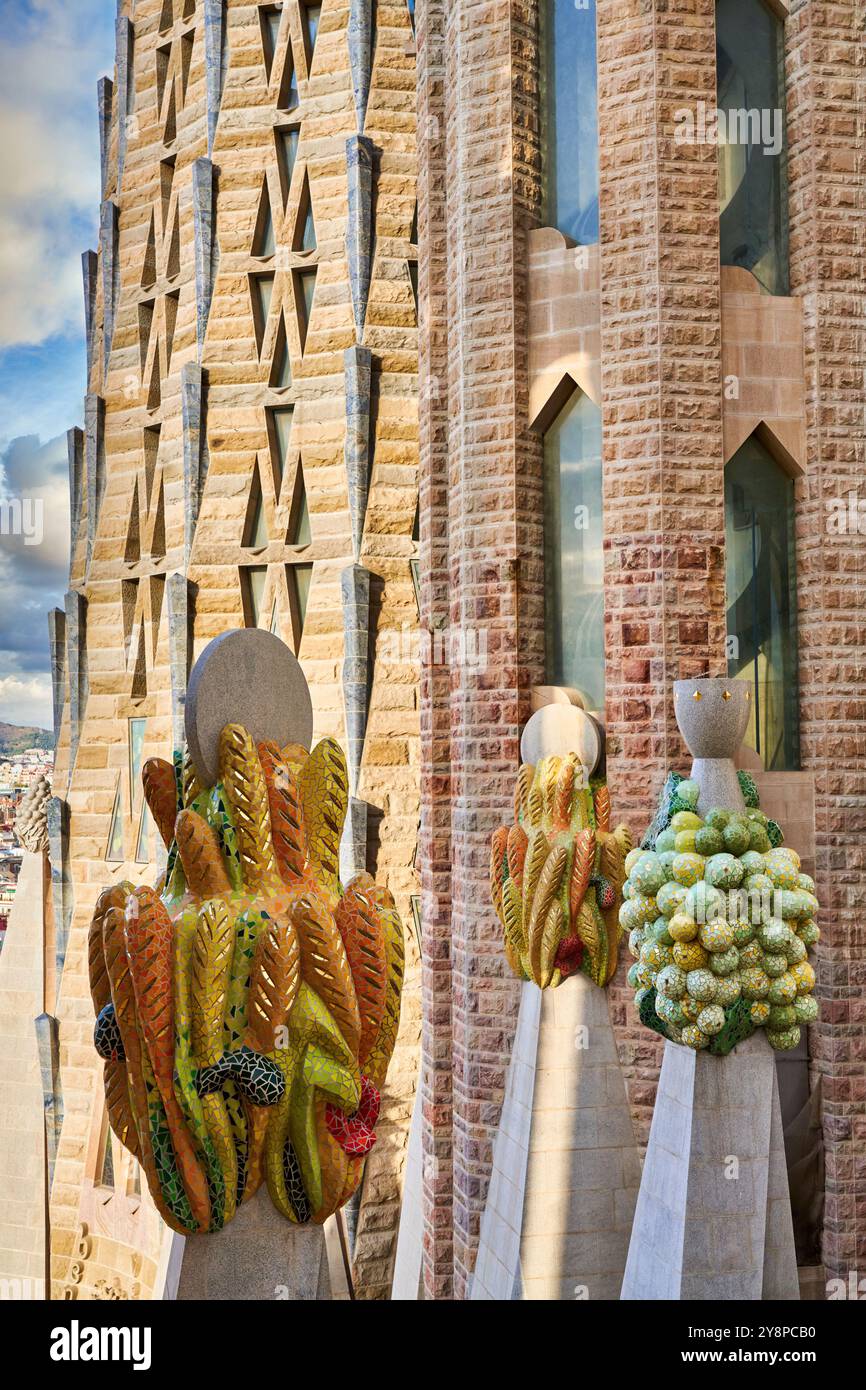 La Sagrada Familia Basilica. Barcelona. Spain.The Basilica and ...