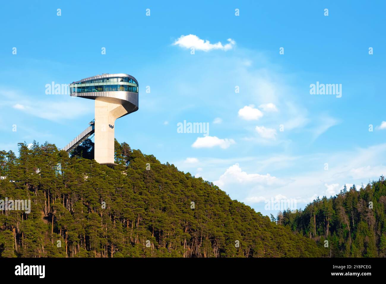 The Tower of the Bergisel Ski Jump in Innsbruck. -Blick auf die ...